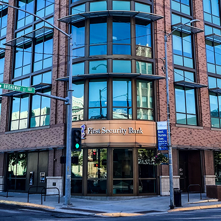 Missoula wakes to a bright, new day. › First Security Bank